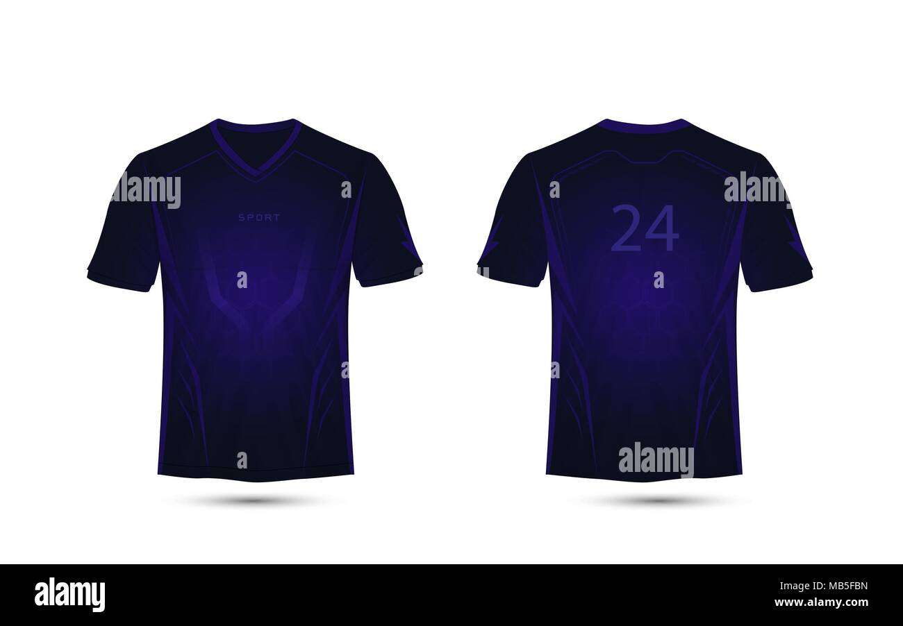 Dark purple lines layout. Technology concept. football sport t-shirt ...