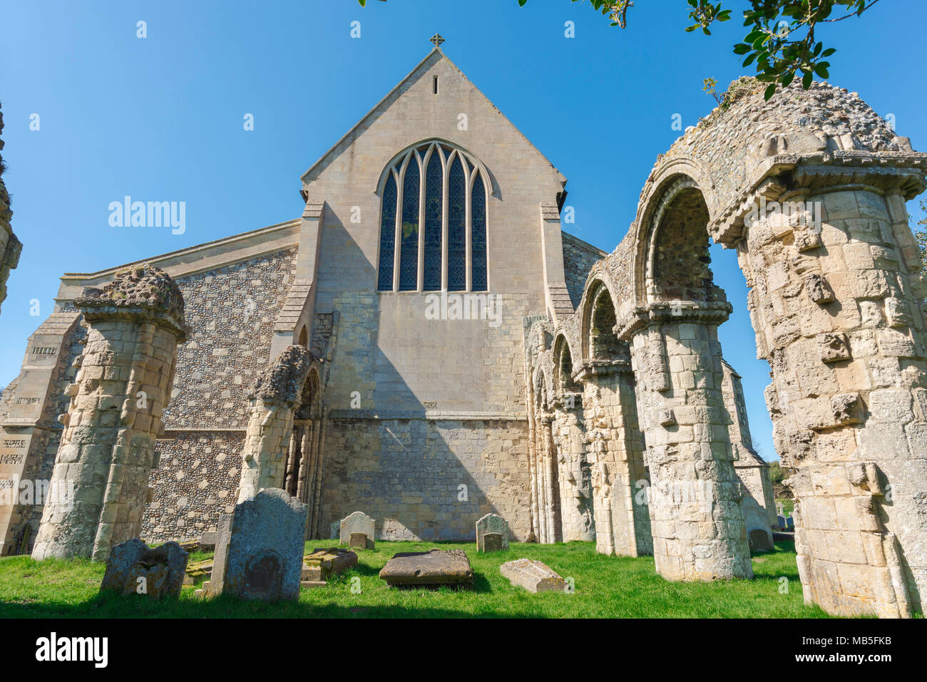 Orford Church, view of the east end of St Bartholomew's parish church ...