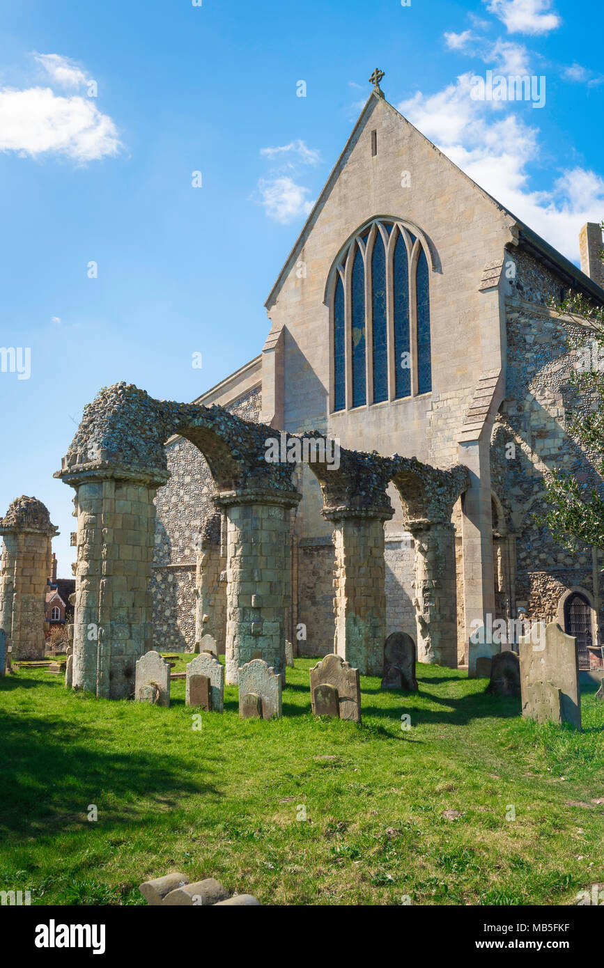 Orford Church, view of the east end of St Bartholomew's parish church ...