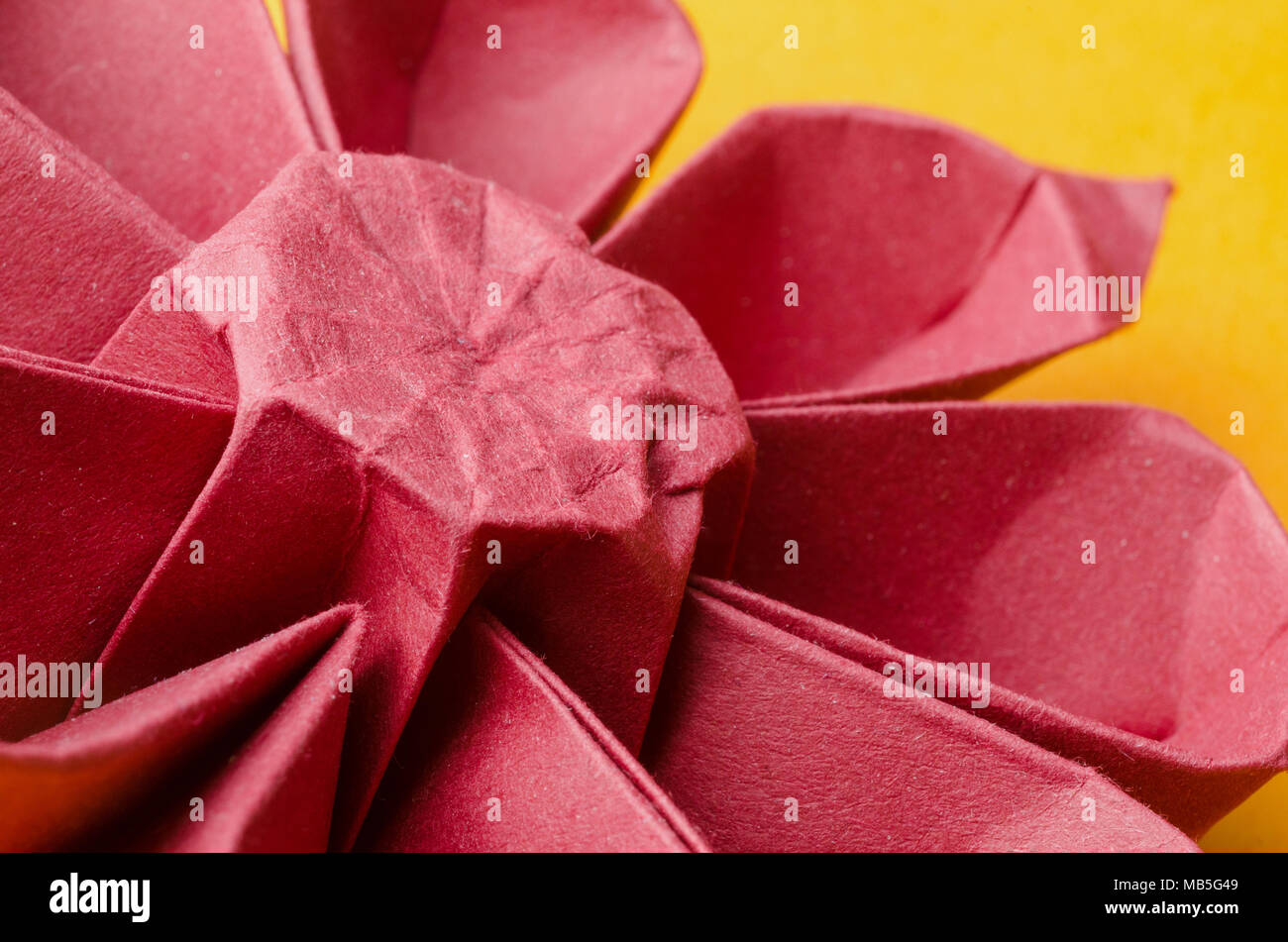 Paper flower origami hi-res stock photography and images - Alamy
