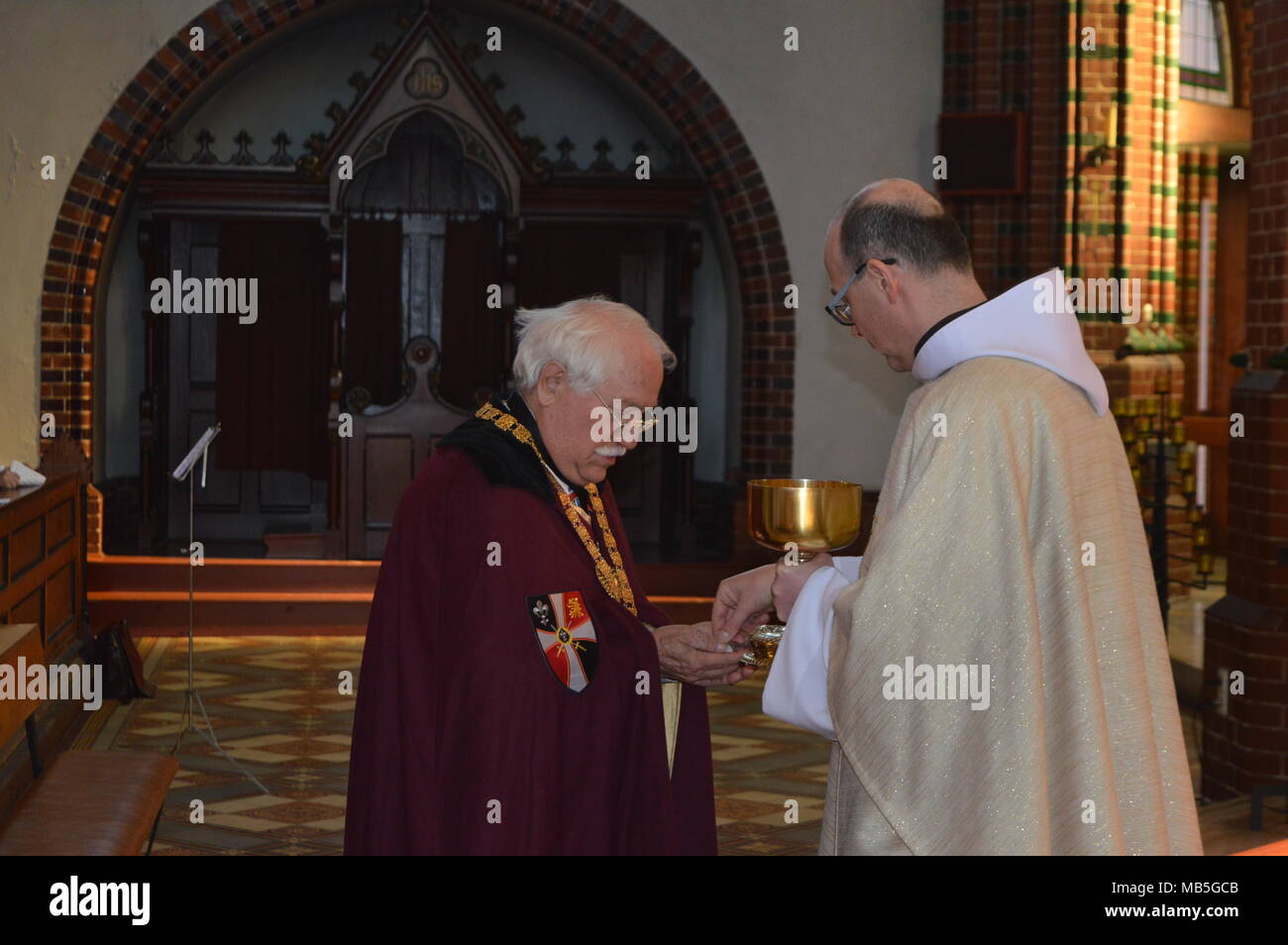 sankt michael orden goerlitz grossmeyster ehrenbrecht Stock Photo - Alamy