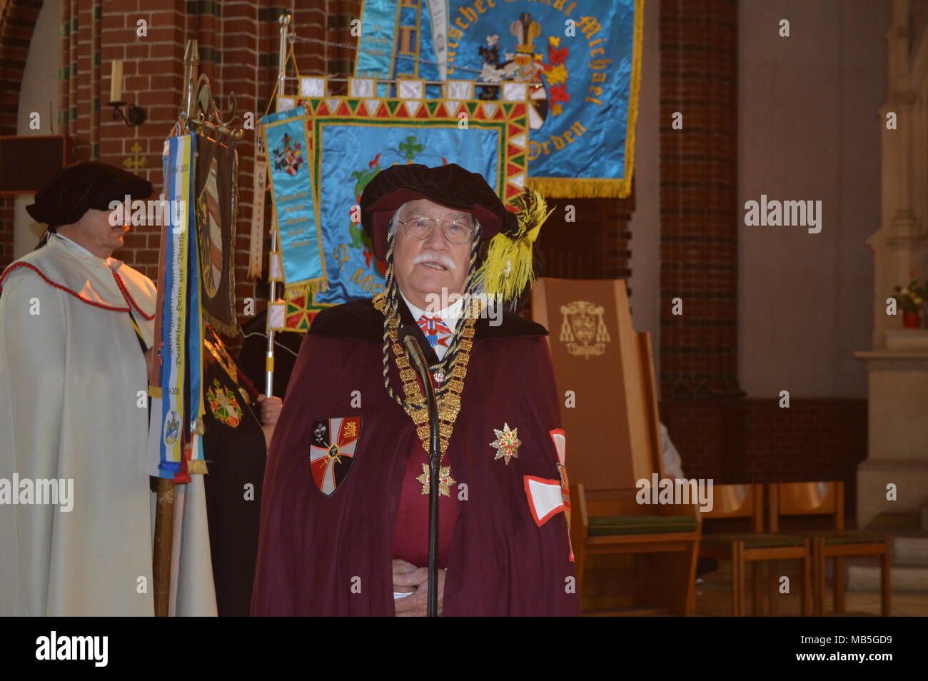 sankt michael orden goerlitz grossmeyster ehrenbrecht Stock Photo - Alamy
