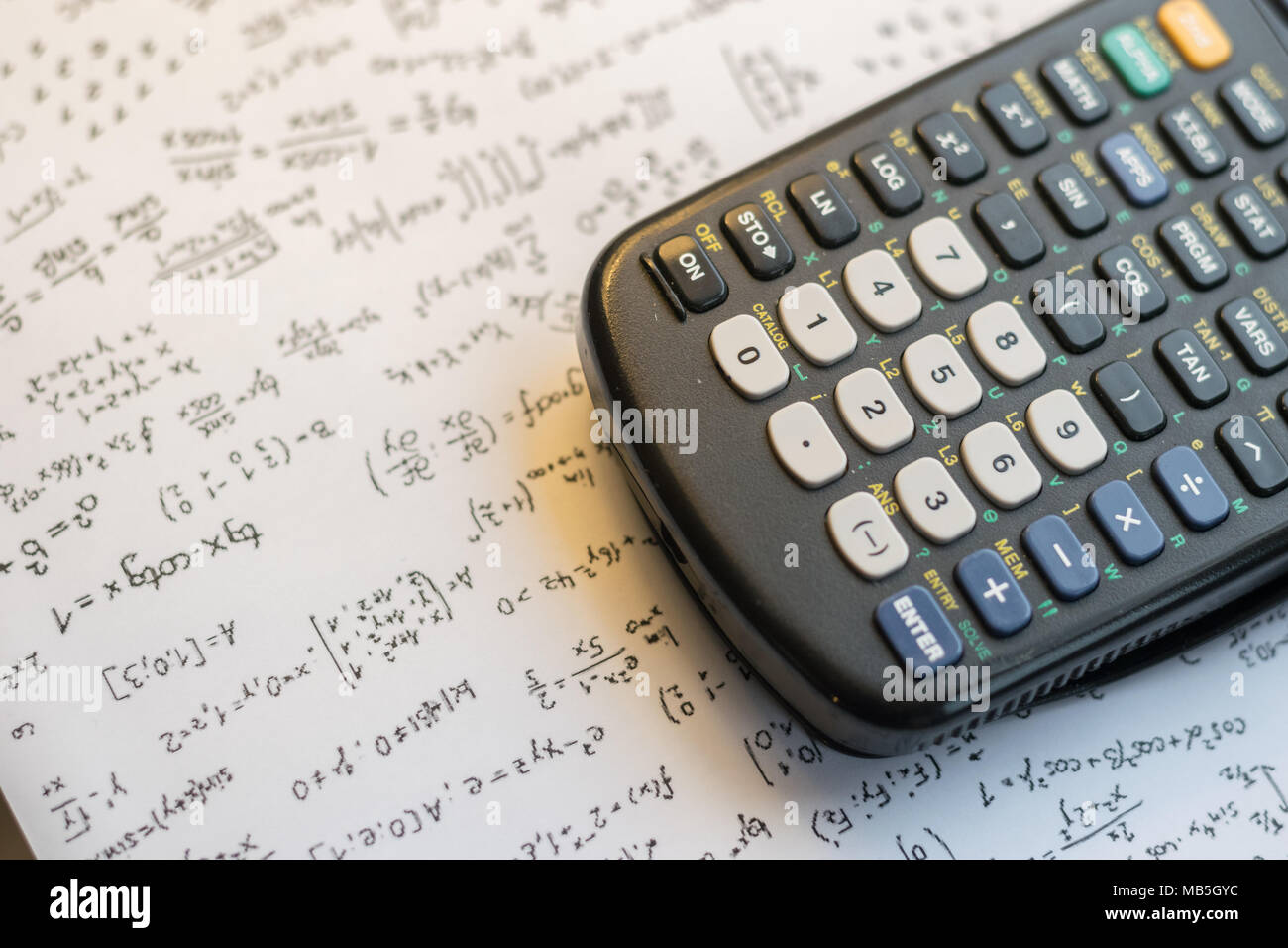 Calculator numbers screen buttons hi-res stock photography and images ...