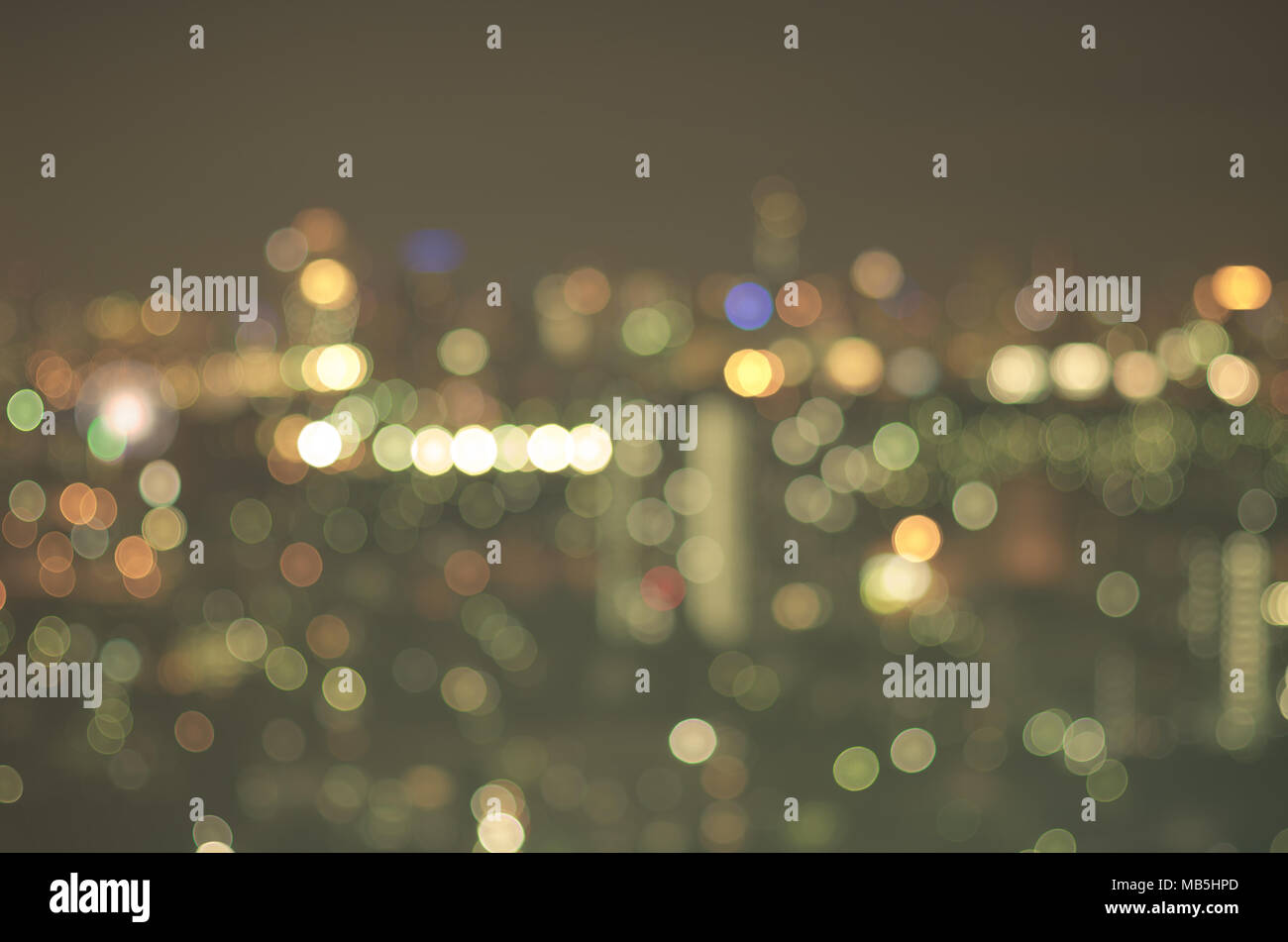 Bokeh buildings bangkok city hi-res stock photography and images - Alamy