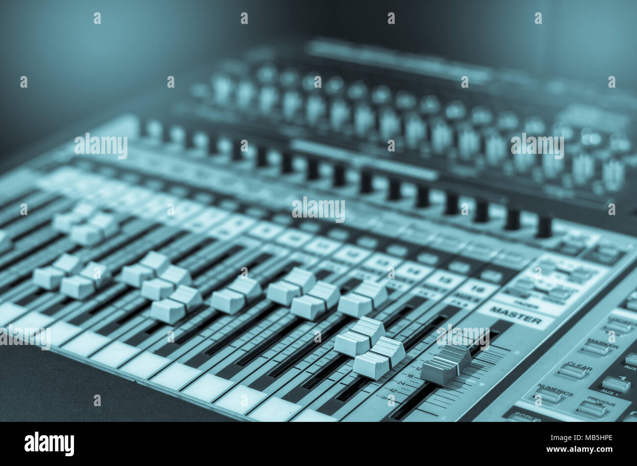 audio mixer, music equipment Stock Photo - Alamy