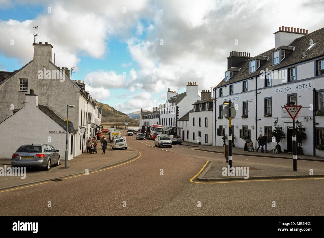 Inveraray Scotland United Kingdom Stock Photo - Alamy