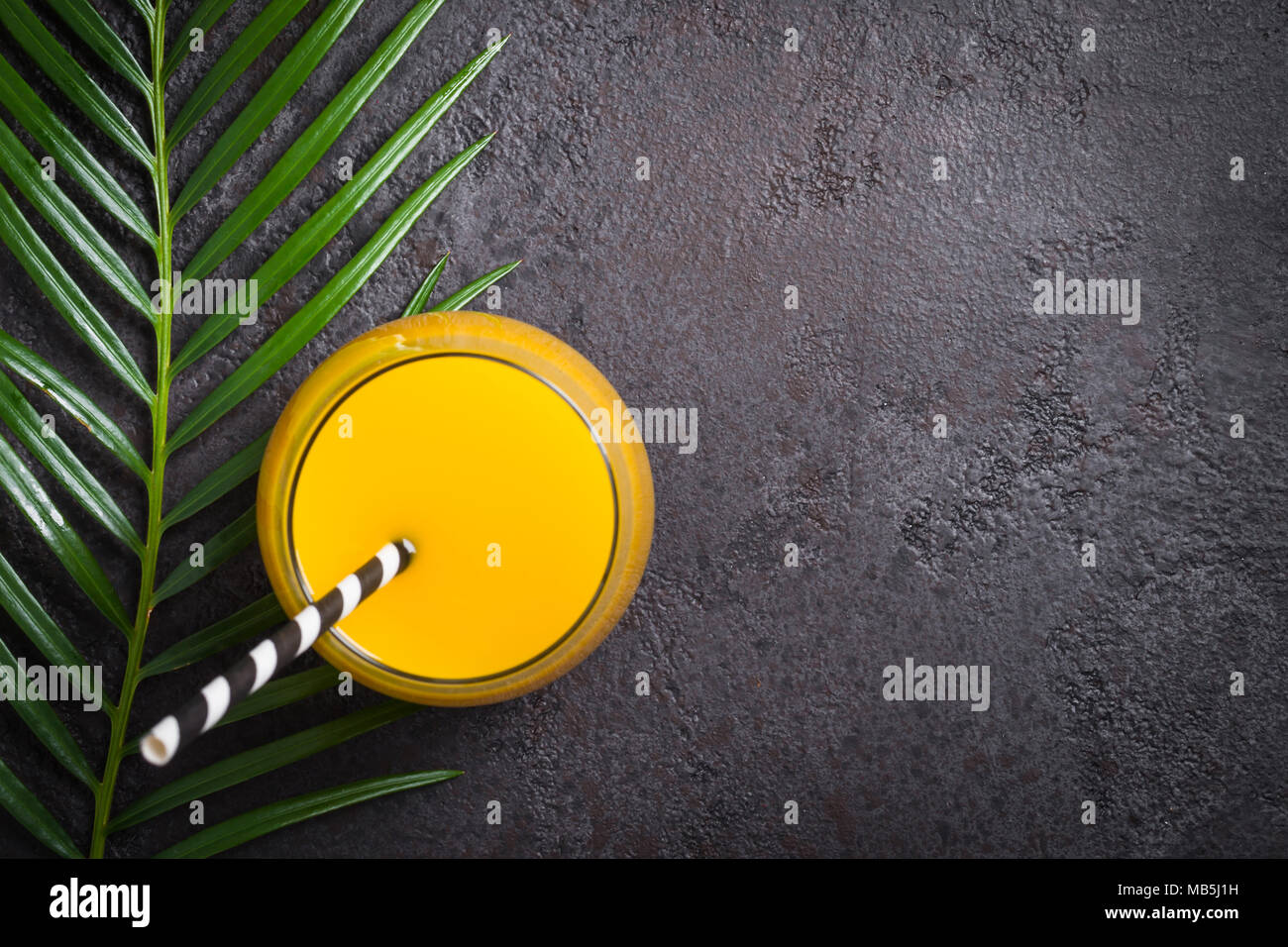 Tropical exotic drink palm hi-res stock photography and images - Alamy