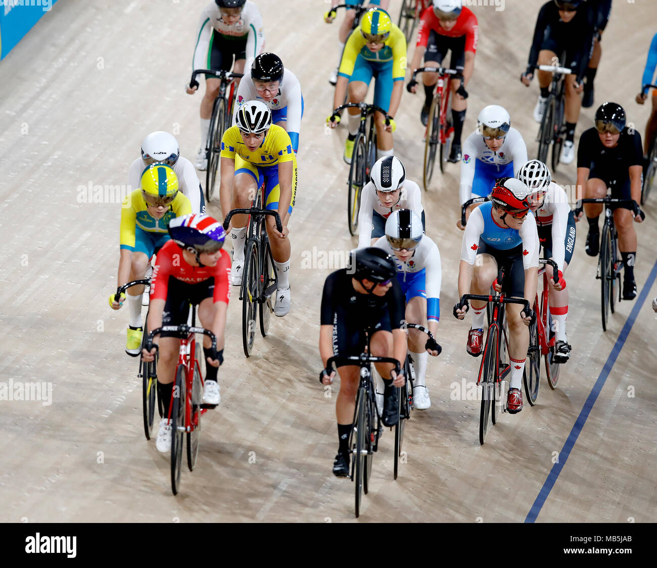 Barbados' Amber Joseph (centre, yellow jersey) in the Women's 25km ...