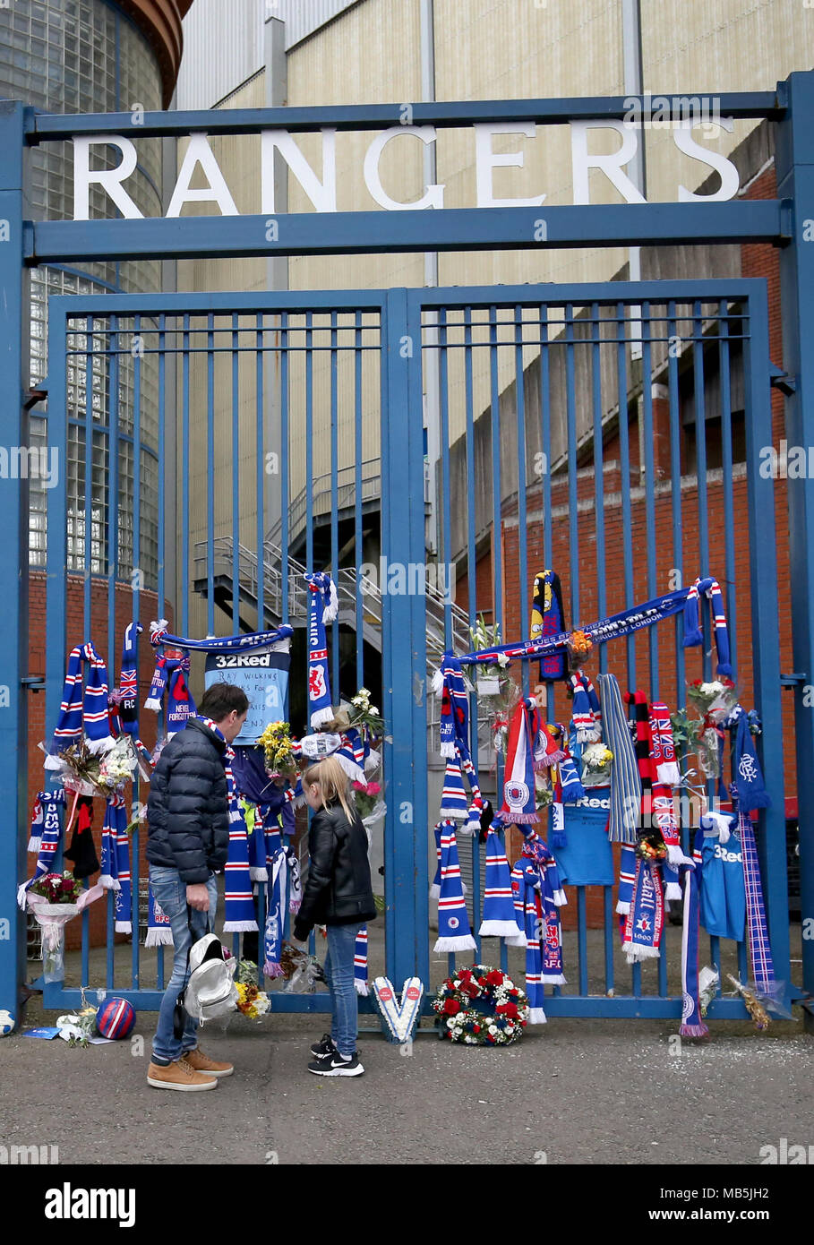 Ibrox gates hi-res stock photography and images - Alamy