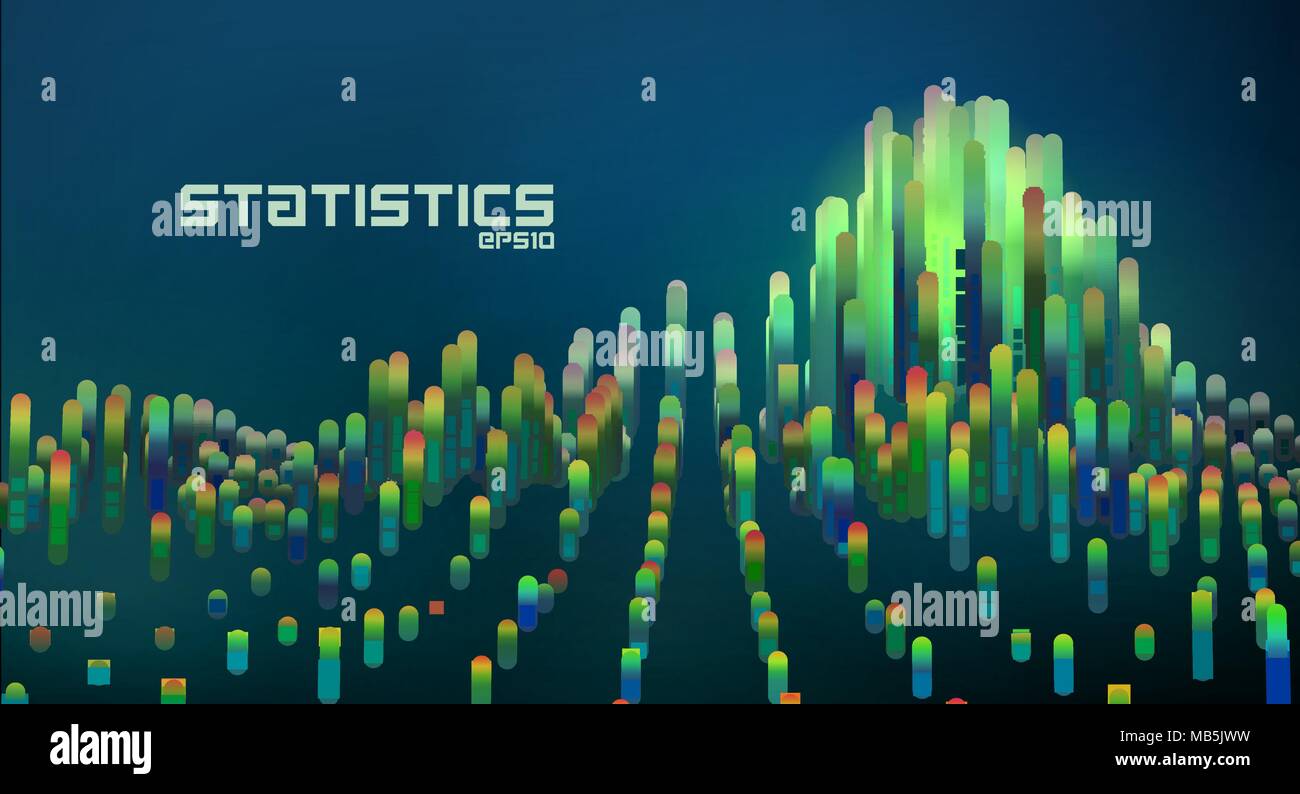 Abstract futuristic data diagrams. minimal gradient lines infographic ...