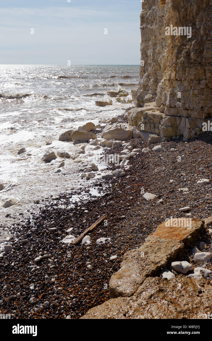 View of the Sussex Coastline from Hope Gap Stock Photo - Alamy