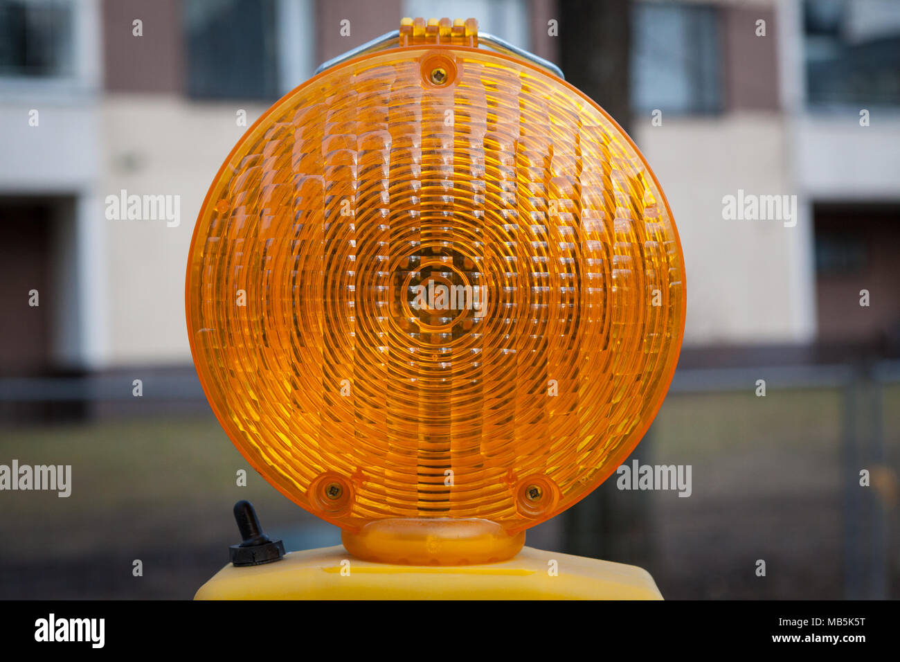 Construction site light closeup Stock Photo - Alamy