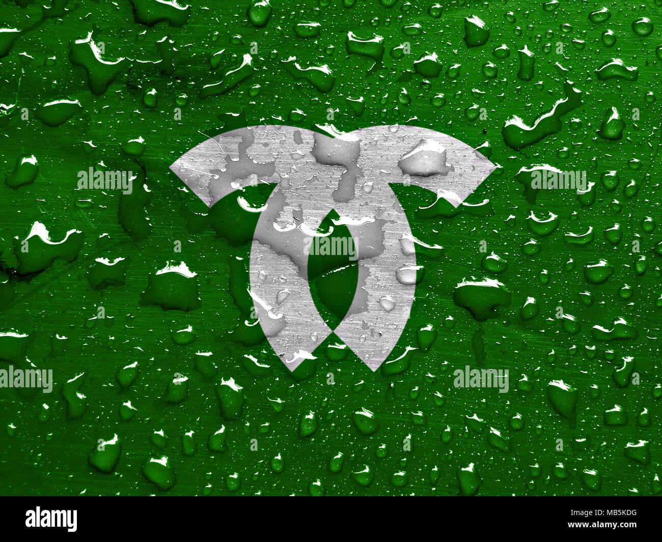 flag of Kobe with rain drops Stock Photo - Alamy