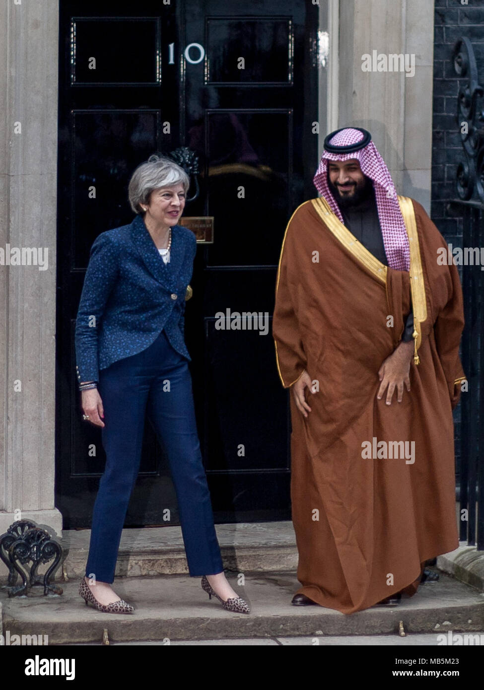 Prime Minister Theresa May welcomes the Crown Prince of Saudi Arabia ...