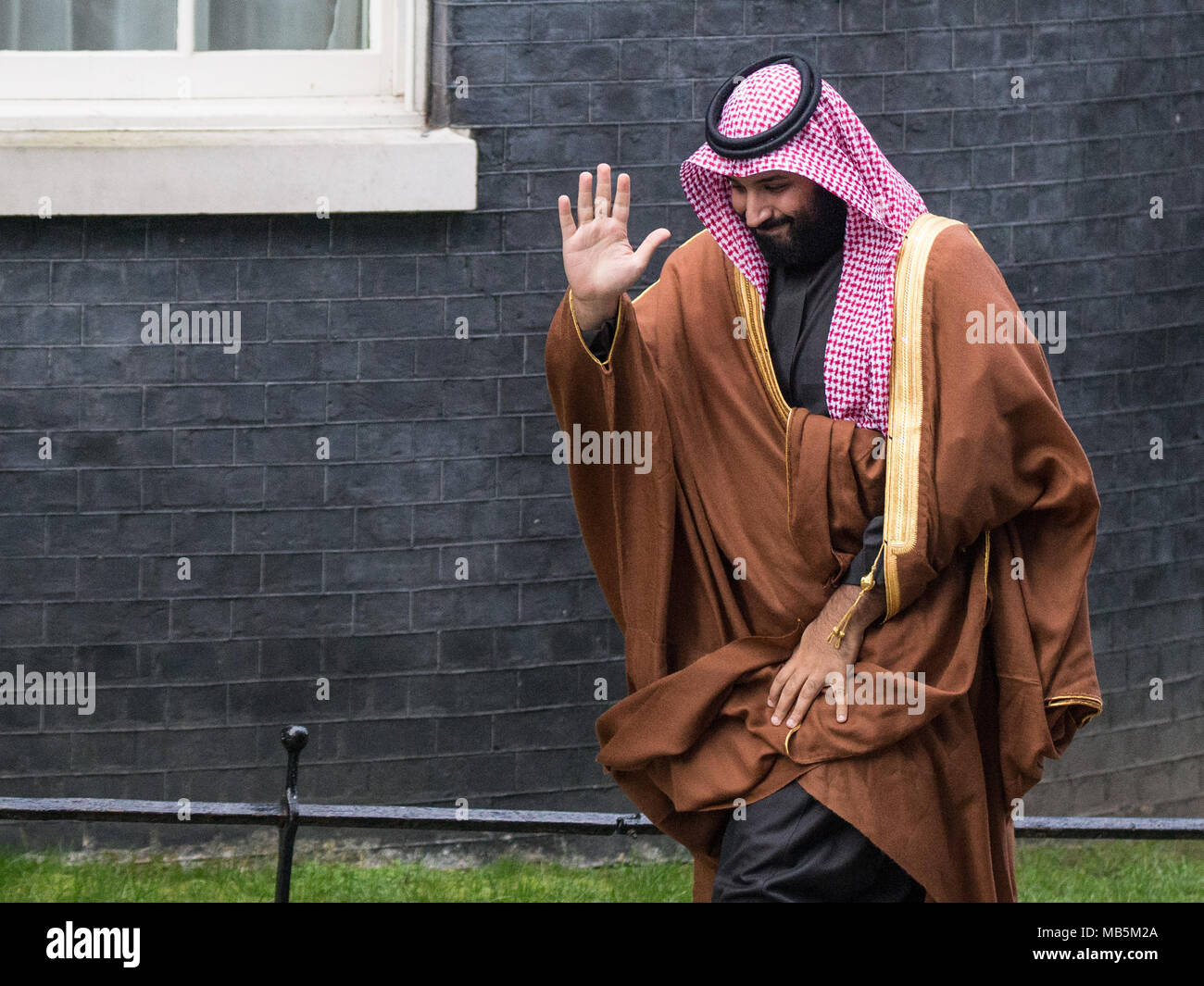 Prime Minister Theresa May welcomes the Crown Prince of Saudi Arabia ...