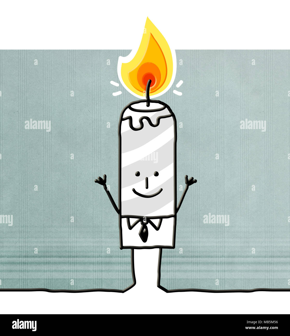 Hand drawn cartoon characters burning hi-res stock photography and ...