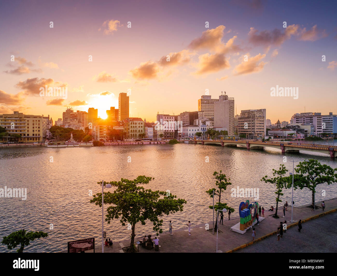 Recife skyline at night hi-res stock photography and images - Alamy