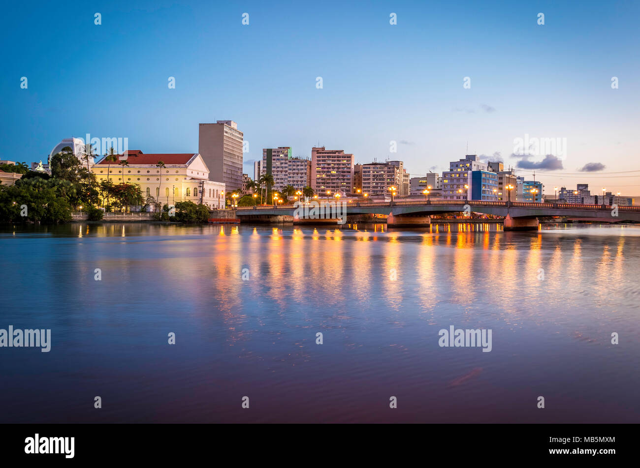 Recife skyline at night hi-res stock photography and images - Alamy