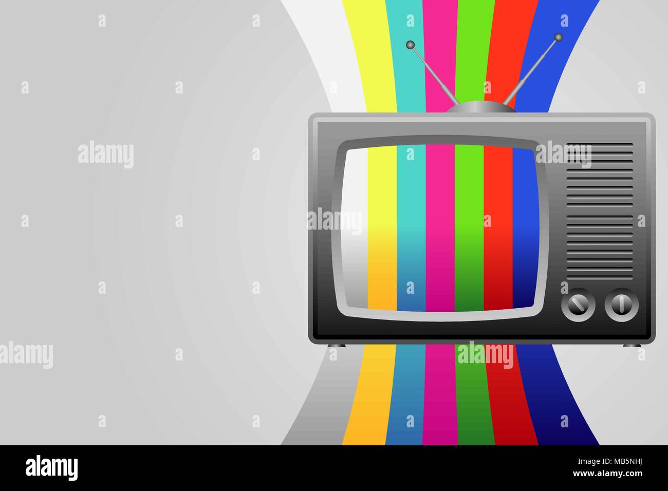Old television test pattern Stock Vector Images - Alamy
