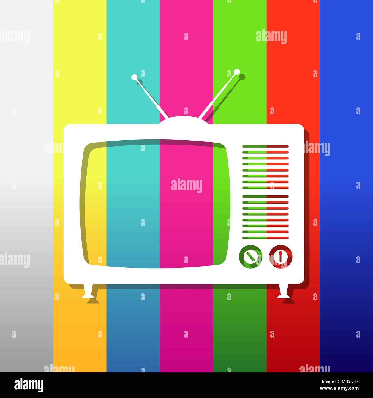 Television radio aerial on Stock Vector Images - Alamy