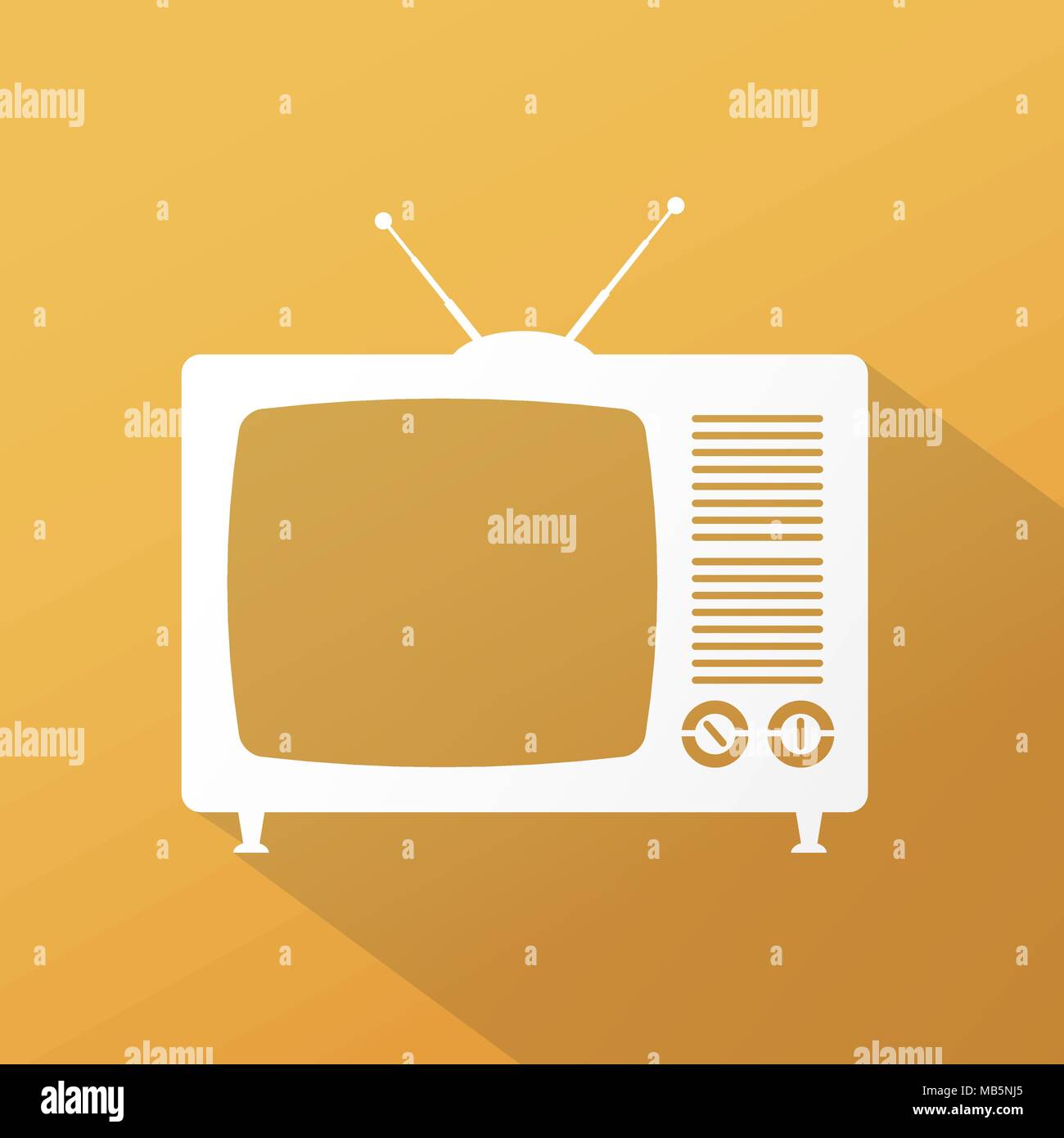 Retro Tv Icon High Resolution Stock Photography and Images - Alamy