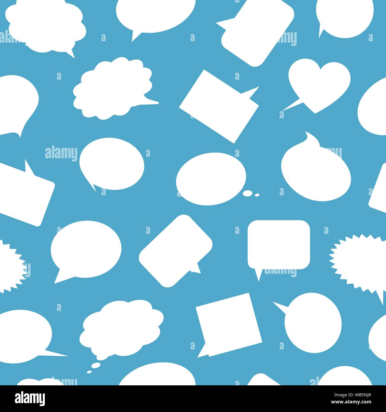 Speech bubbles seamless pattern Stock Vector Image & Art - Alamy
