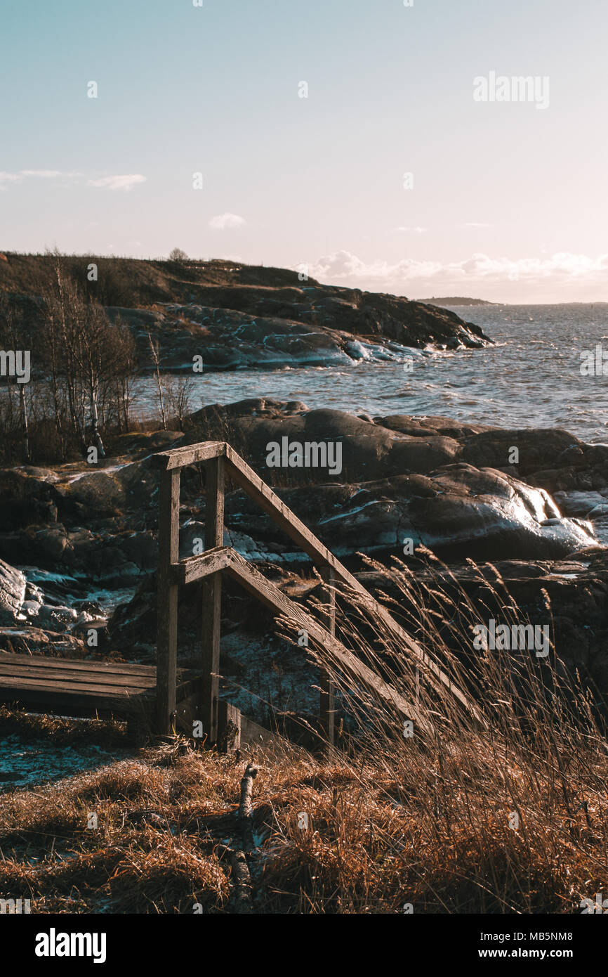 Windy stairs hi-res stock photography and images - Alamy