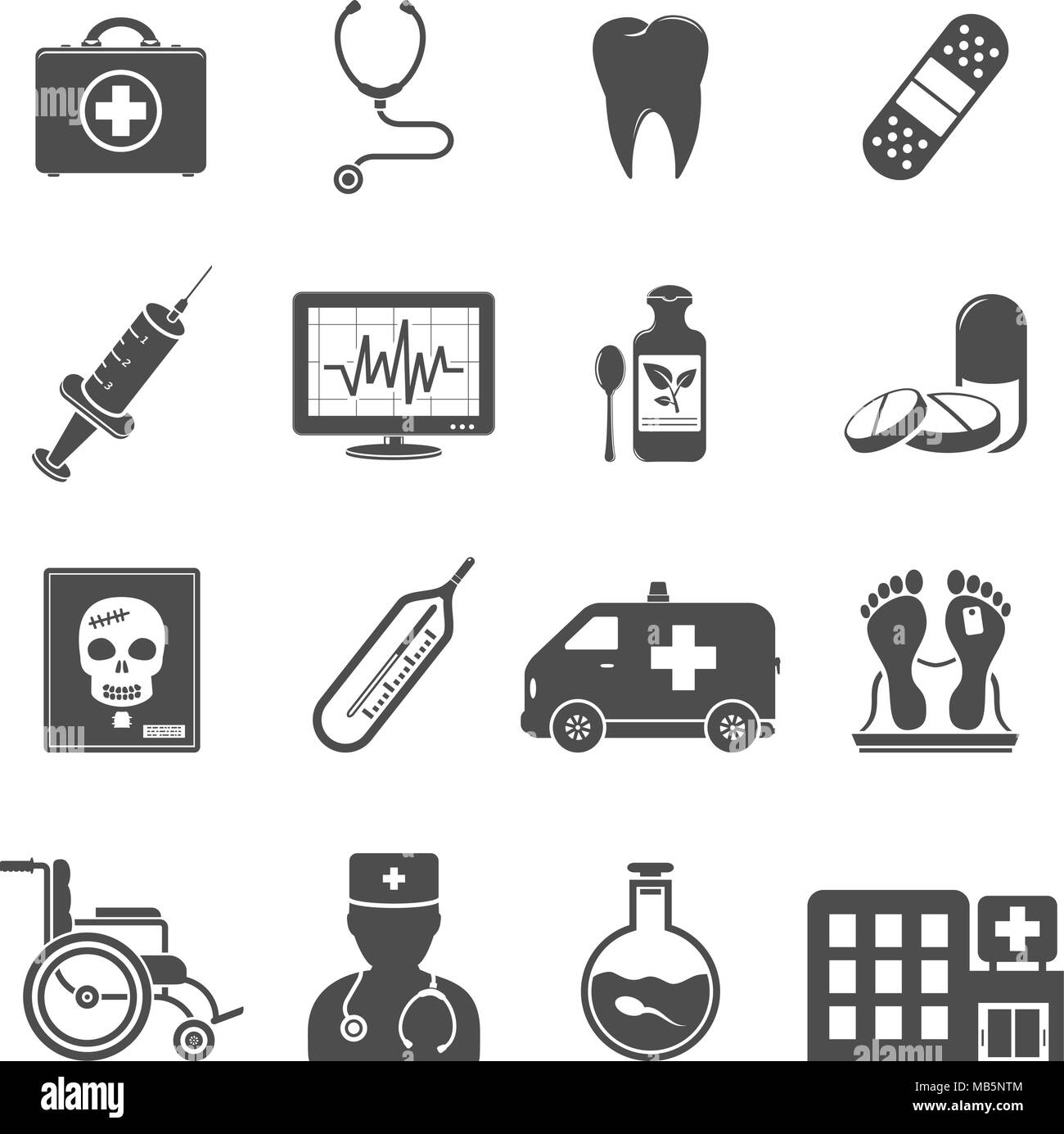 Vector medical icons Stock Vector Image & Art - Alamy