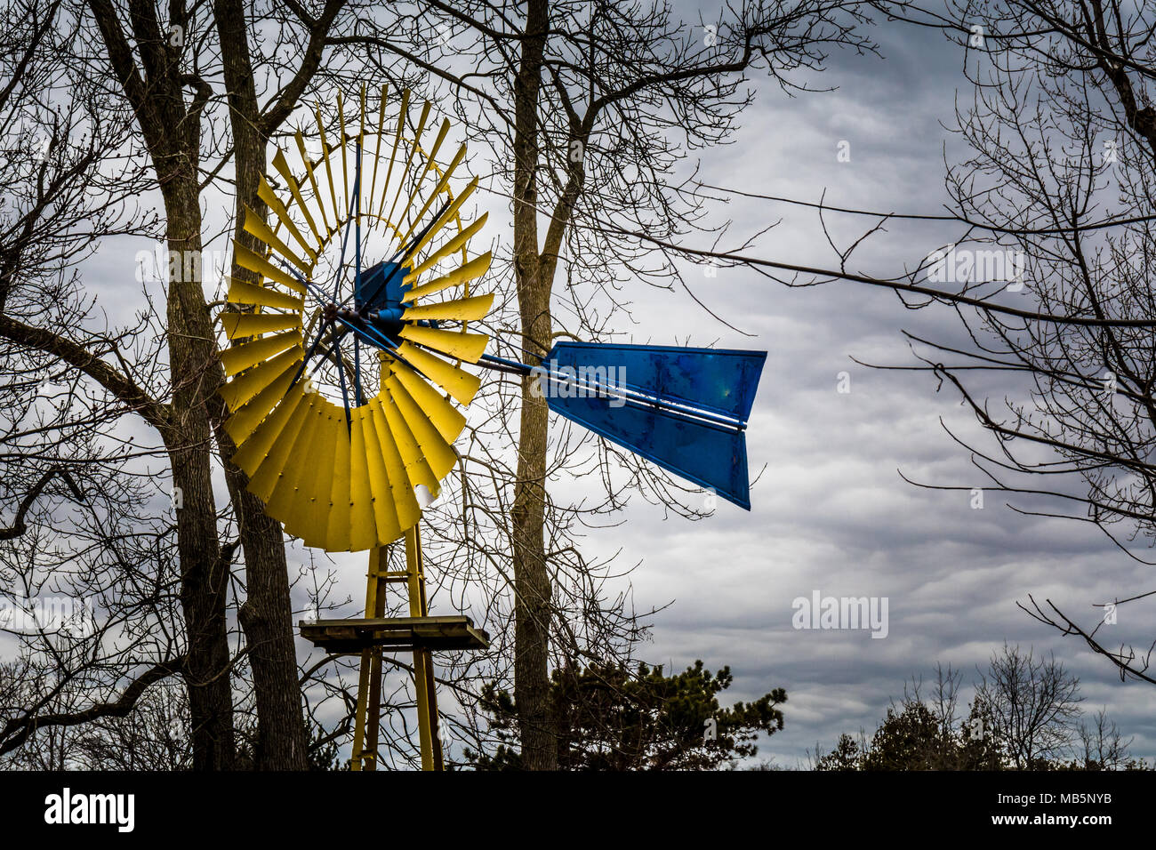 Yellow windmill hi-res stock photography and images - Alamy