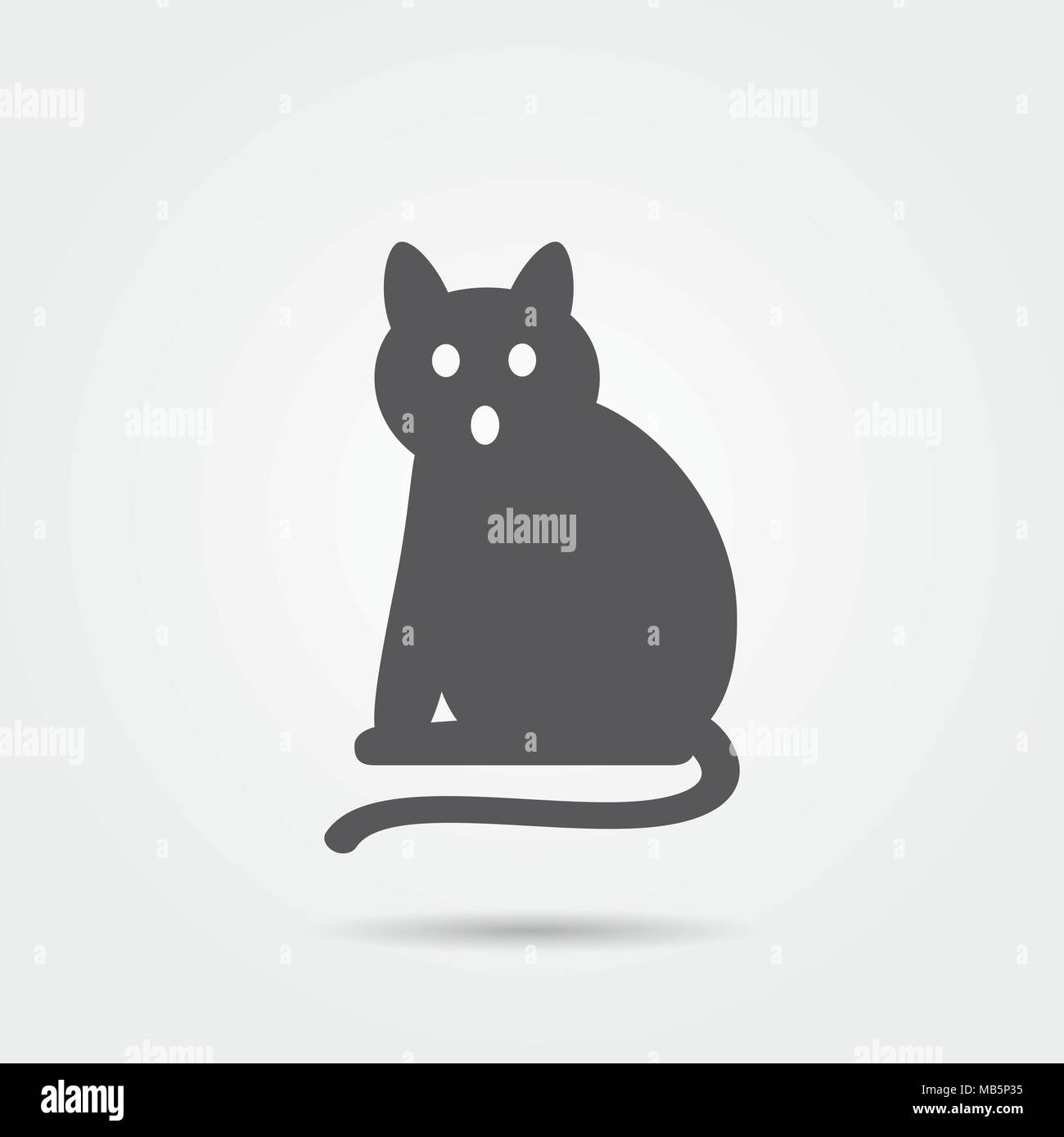 Cat vector icon Stock Vector Image & Art - Alamy