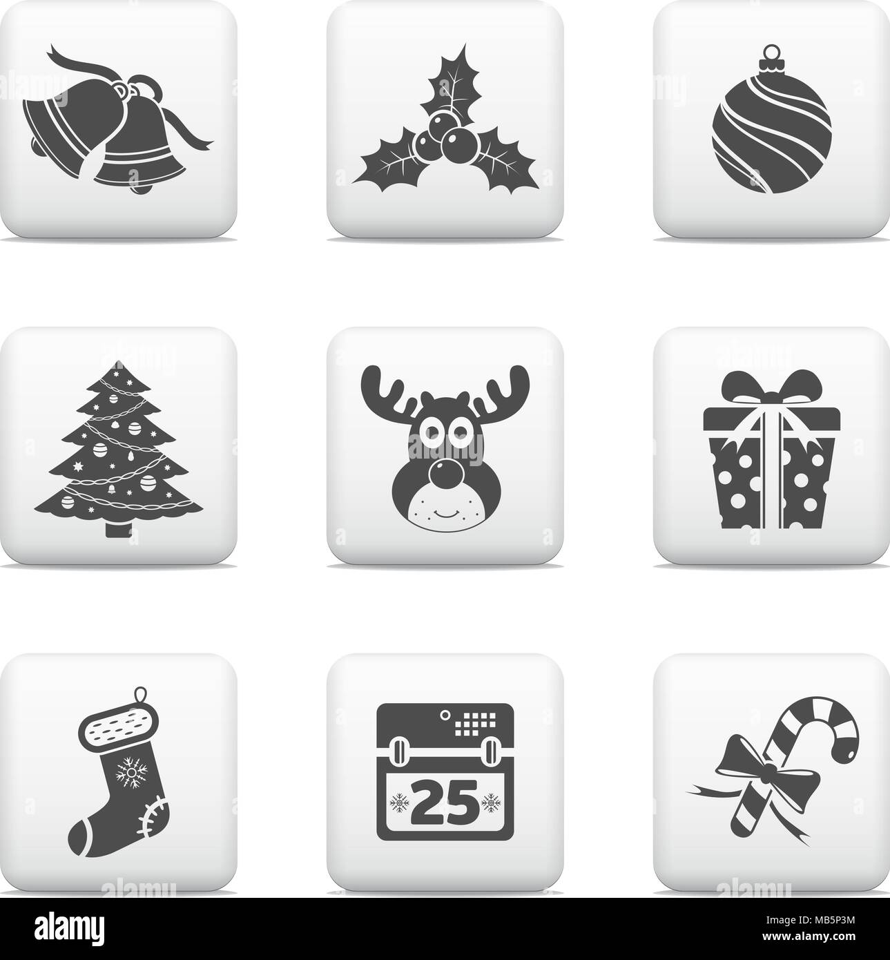 Christmas decoration shopping bag Stock Vector Images - Alamy