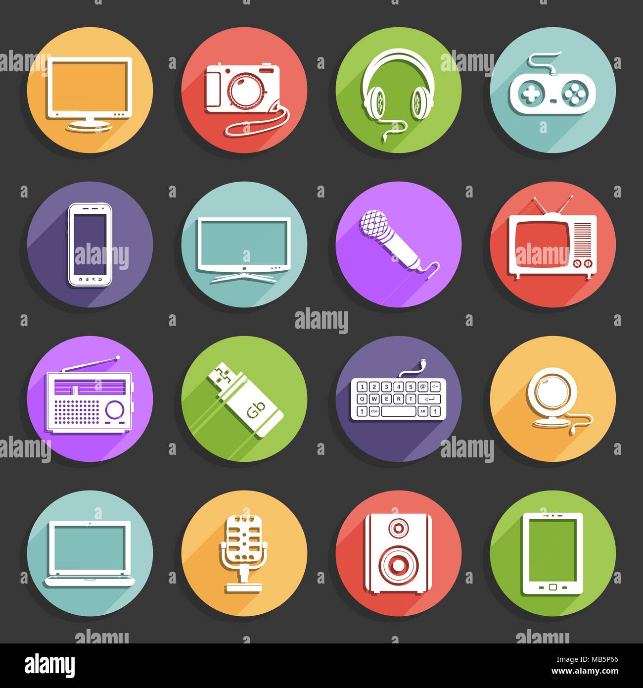 Technology vector icons Stock Vector Image & Art - Alamy