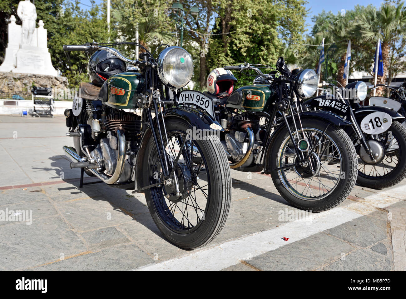 Old motorbikes vintage motorcycles hi-res stock photography and images ...