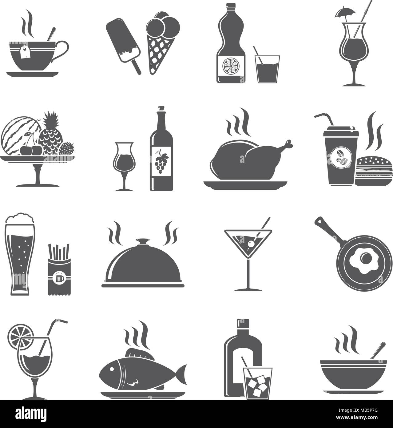 Soft fruit soup Stock Vector Images - Alamy