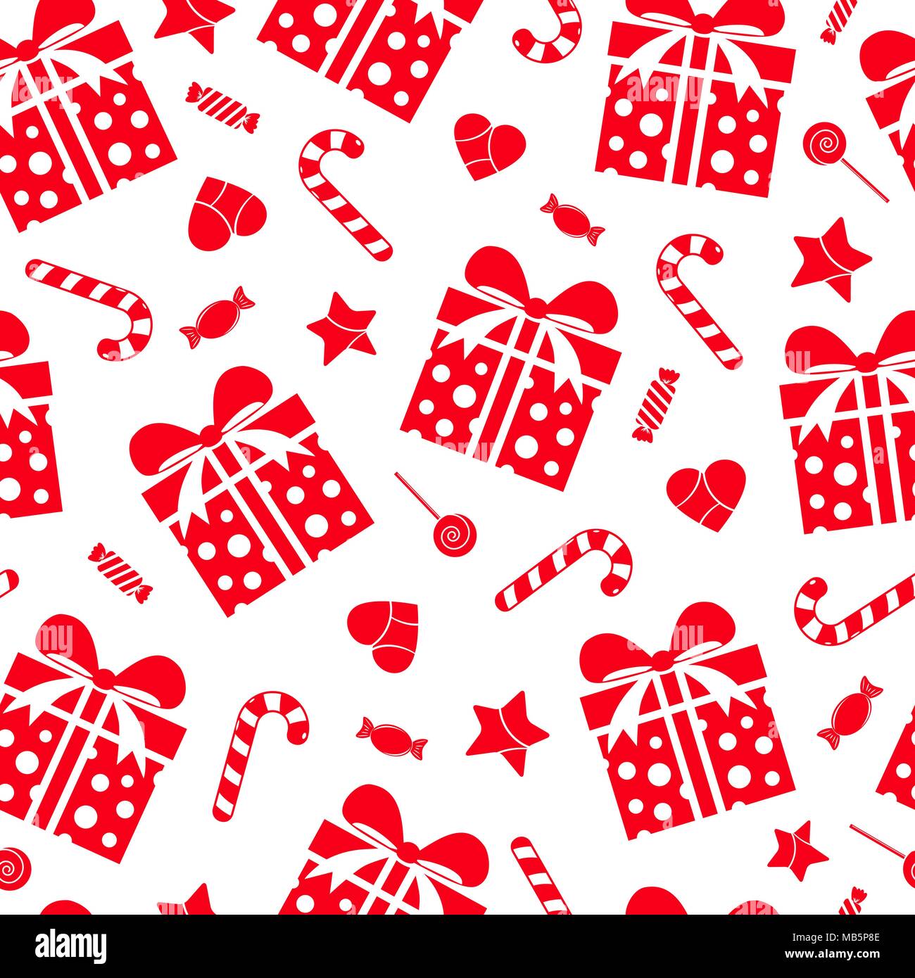 Gift boxes background, vector seamless pattern Stock Vector Image & Art ...