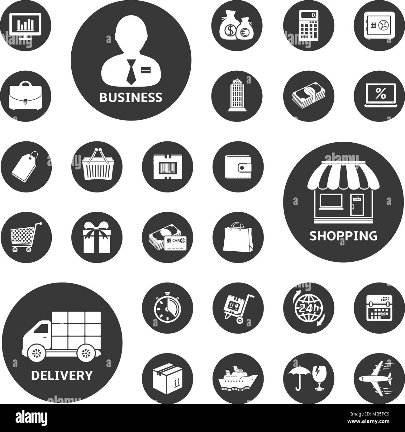 24h delivery truck icon hi-res stock photography and images - Alamy