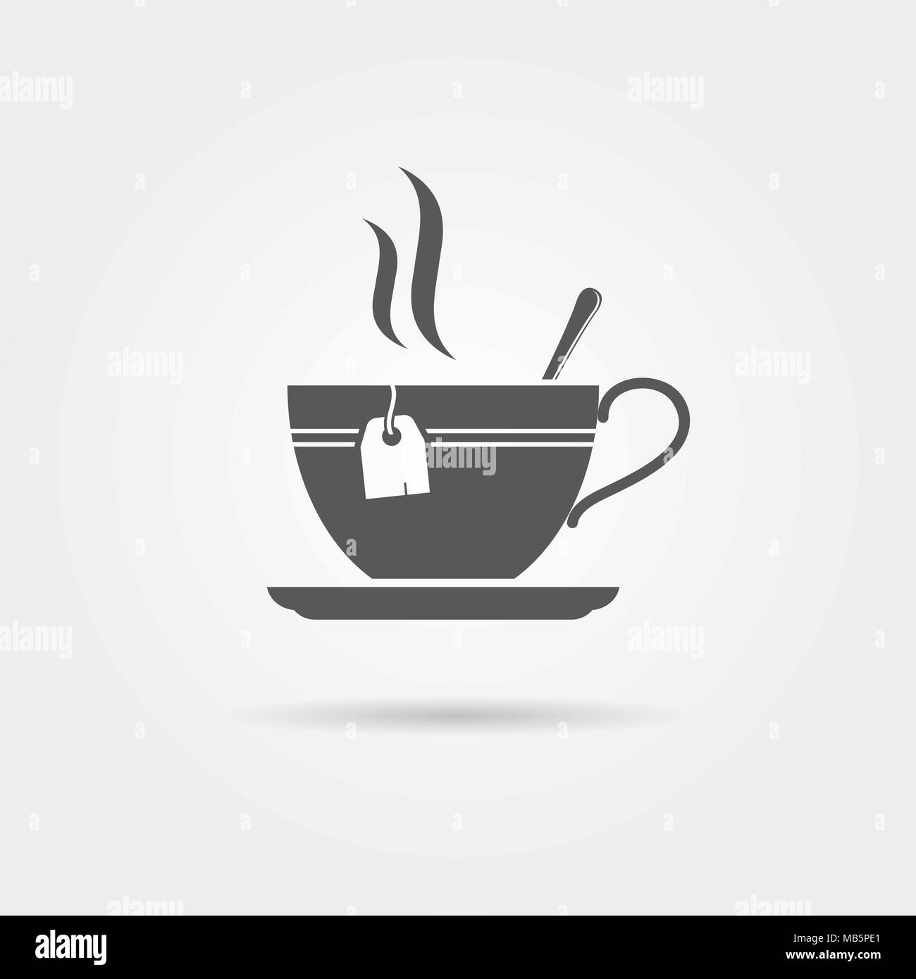 Tea with meal Stock Vector Images - Alamy