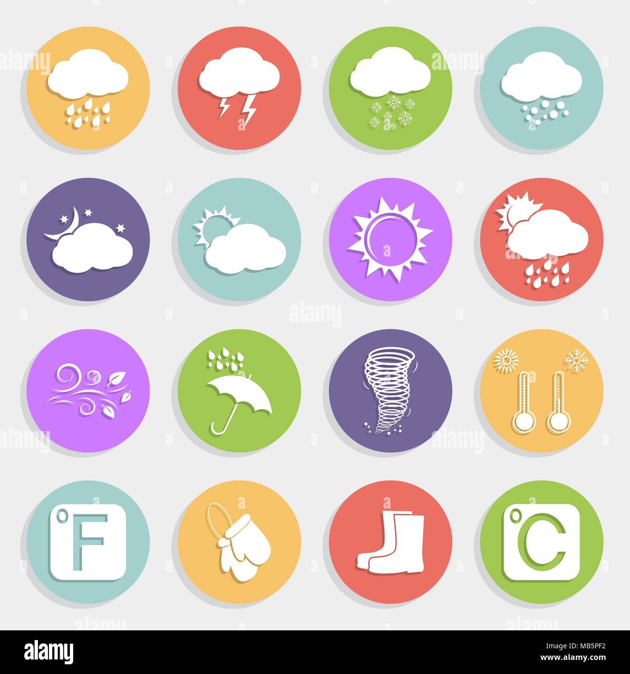 Climatology vector vectors Stock Vector Images - Alamy