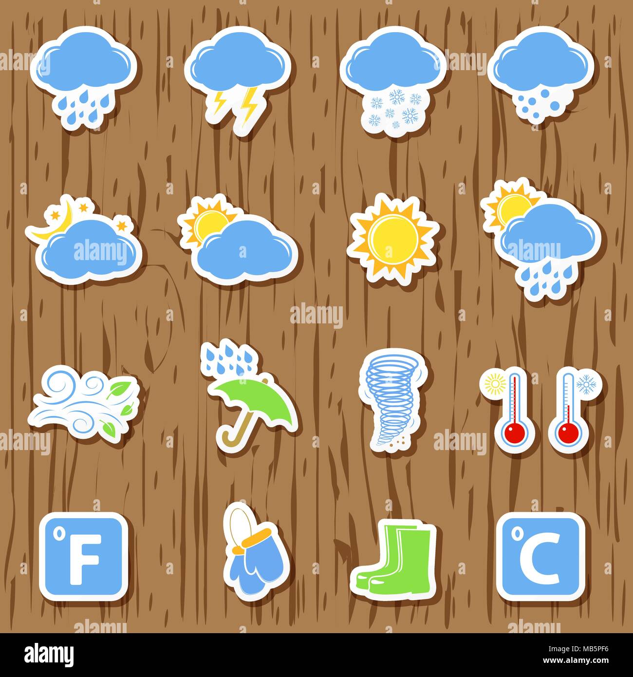 Pictorial stickers hi-res stock photography and images - Alamy