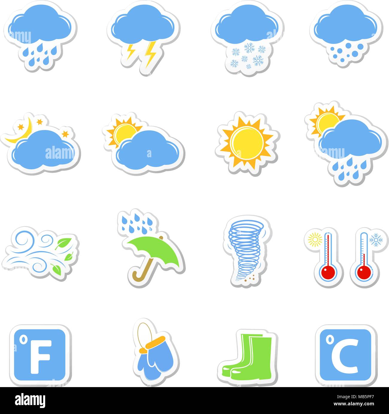 Pictorial set Stock Vector Images - Alamy