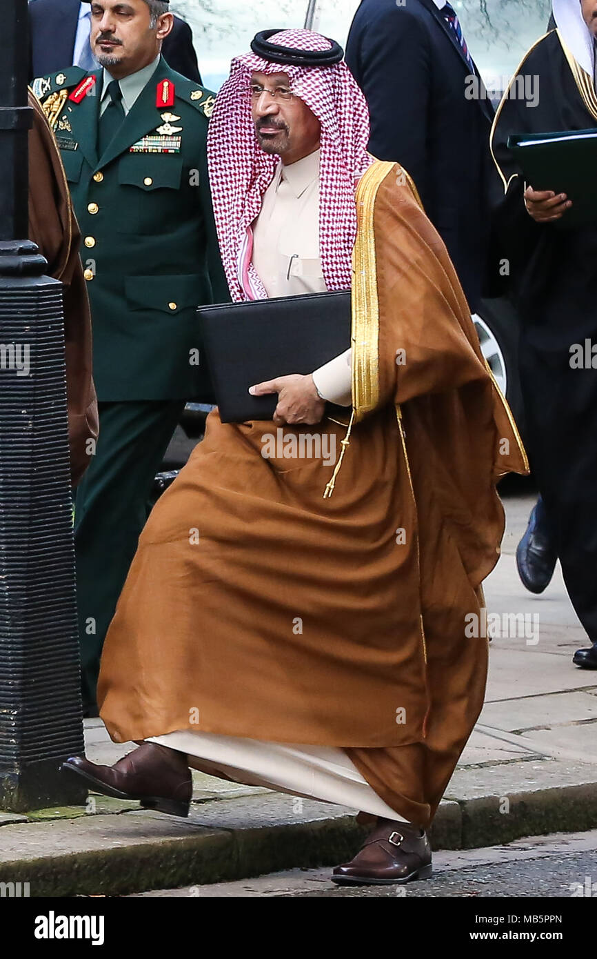 Britain's Prime Minister Theresa May welcomes His Royal Highness ...