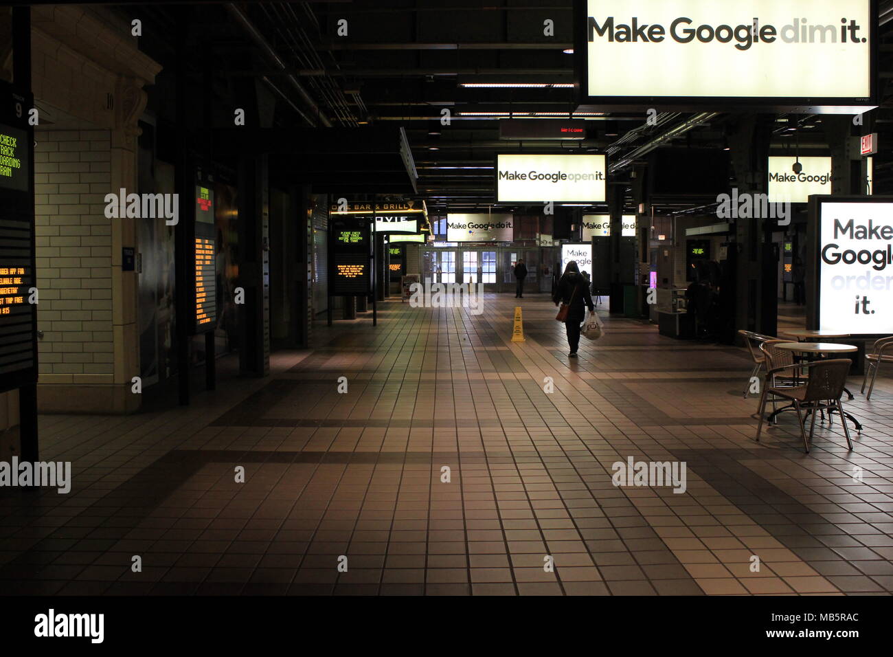 Metra train crossing hi-res stock photography and images - Alamy