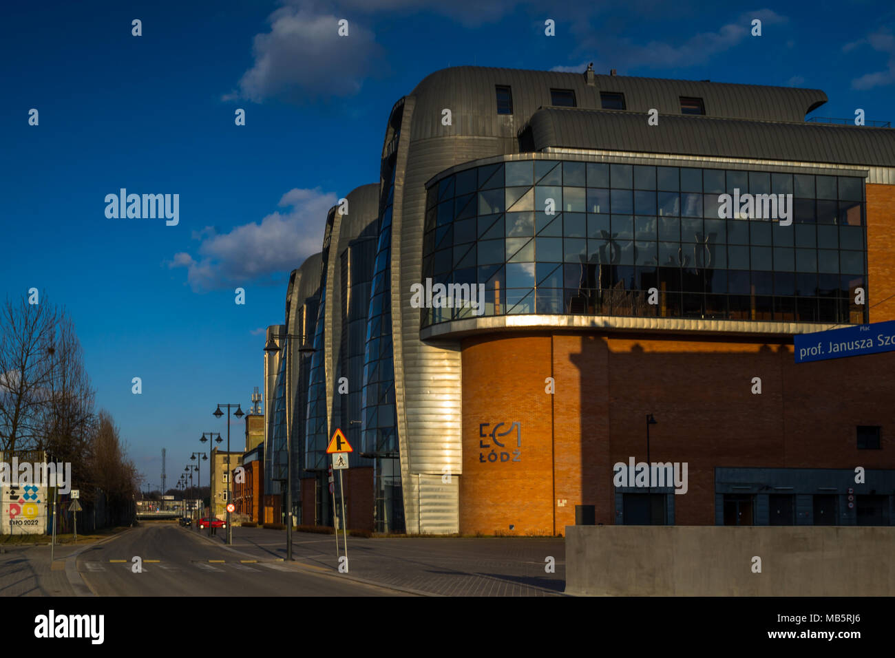 The new center of the city of Lodz, Poland, modern architecture ...