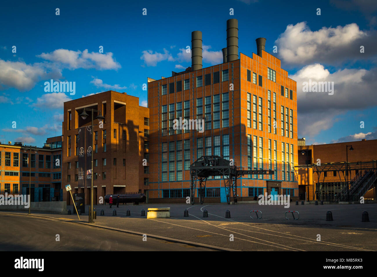 The new center of the city of Lodz, Poland, modern architecture ...