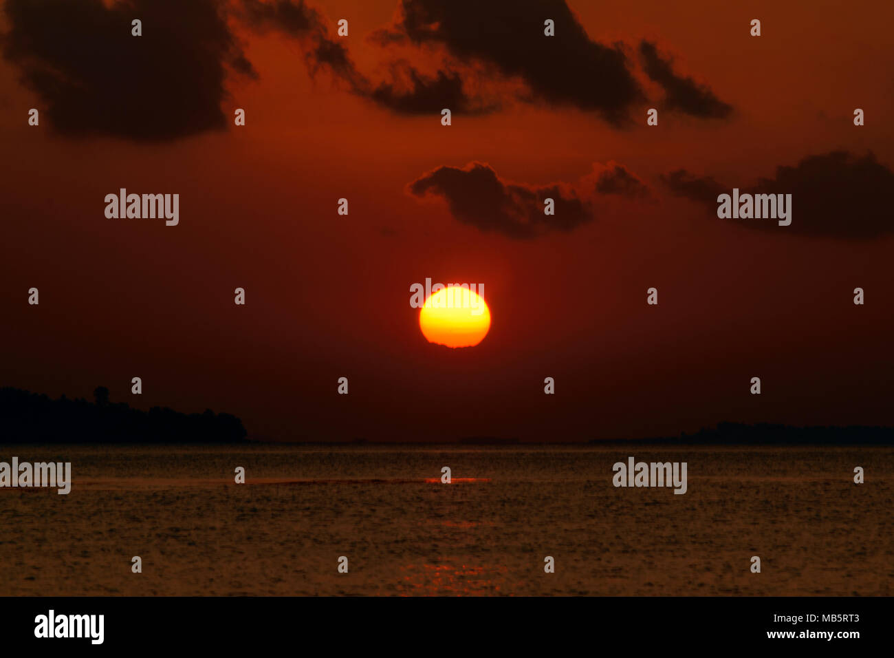 scenic naturally of golden hours sunset Stock Photo - Alamy