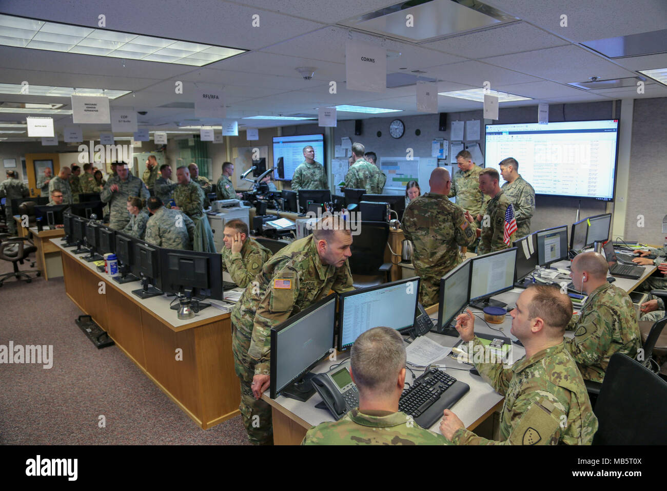 Participants of Arctic Eagle 2018 partake in a four-day Command Post ...
