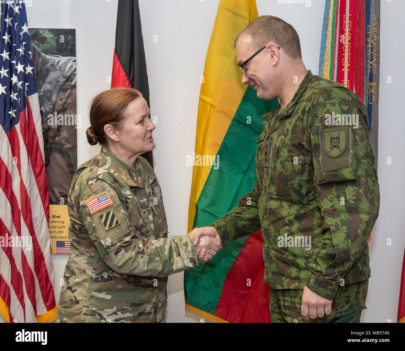 Former U.S. Army Europe Command Sgt. Maj. Sheryl D. Lyon was awarded ...