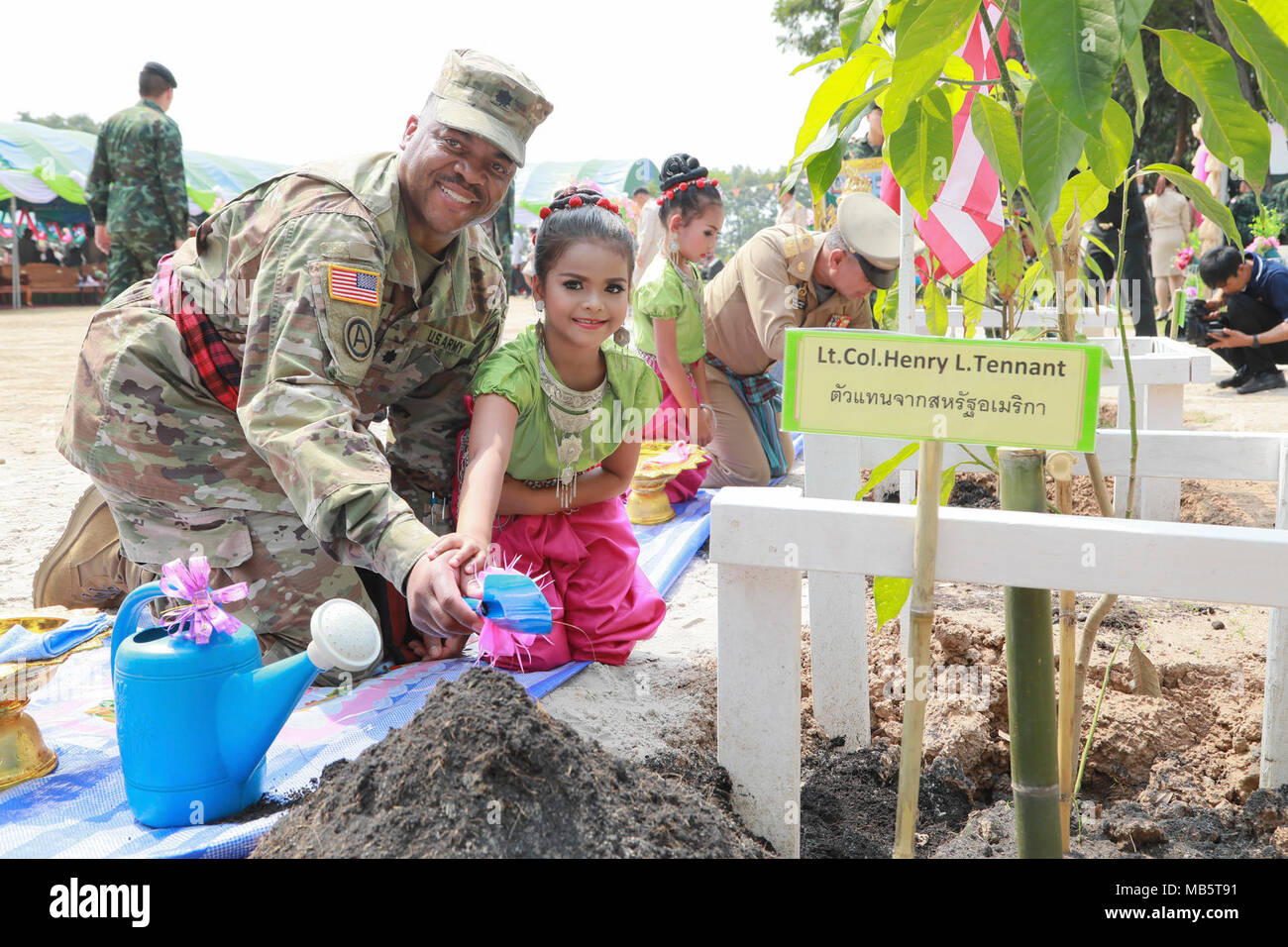 U.S. Army Lt. Col. Henry L. Tennant, commander of the 411th Engineer ...