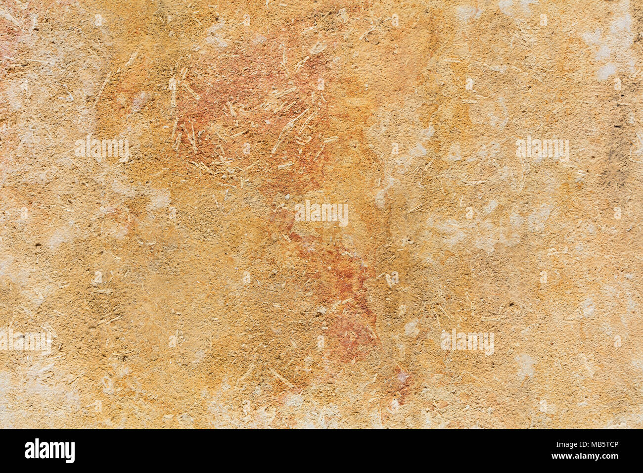 Weathered yellow limestone wall background in Malta, closeup view Stock ...