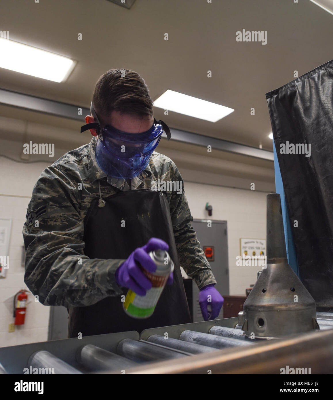 U.S. Air Force Airman 1st Class Robert Rabe, 355th Equipment ...